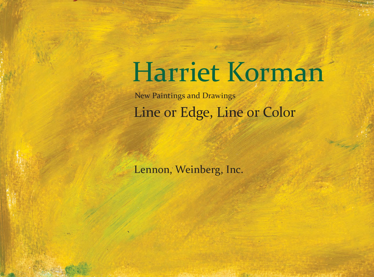 Thomas Erben Gallery | Harriet Korman